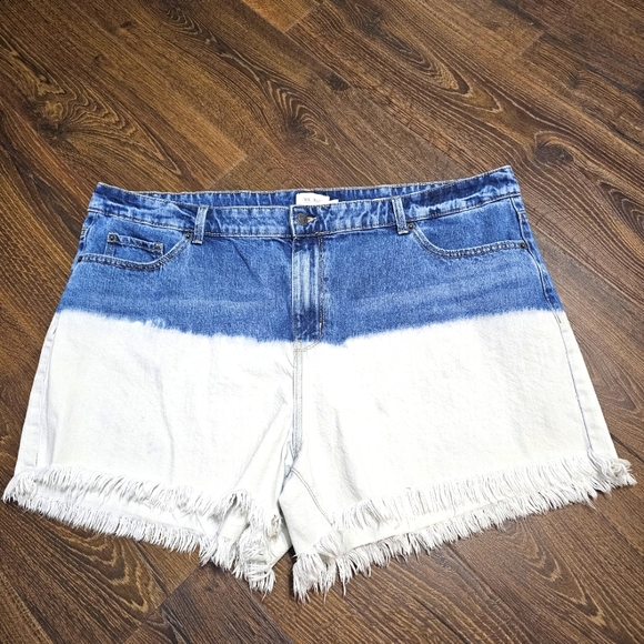 True Craft | Shorts | True Craft Blue White Tiedye High Rise Denim ...